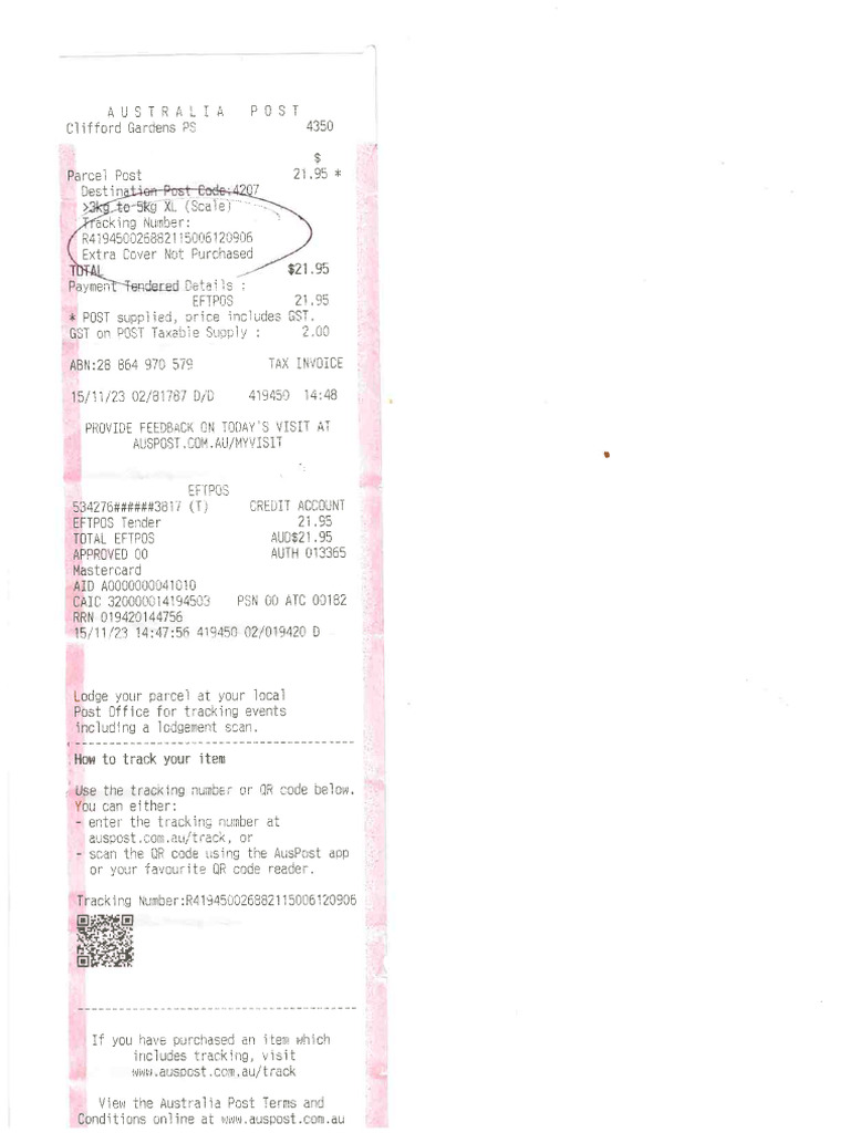 23 11 15 Jacks Receipts 2 | PDF