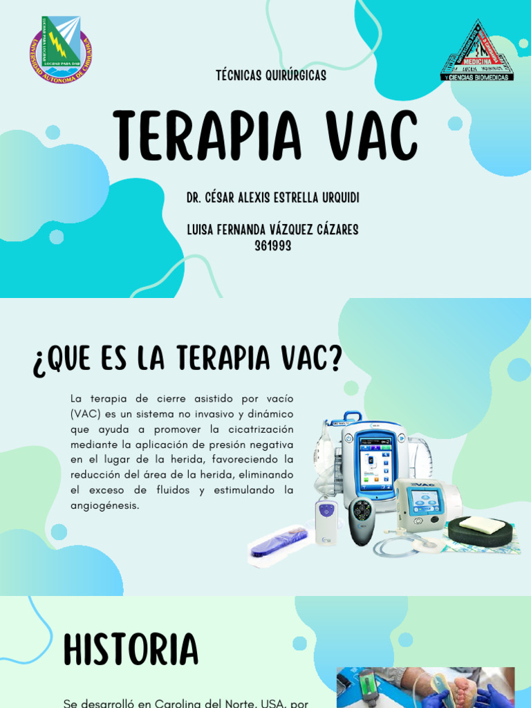 Terapia VAC para Cicatrización de Heridas | PDF | Herida ...