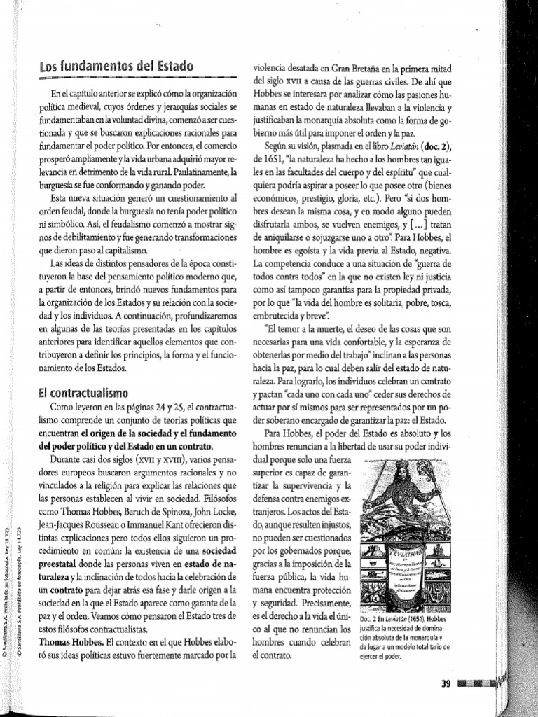 Fundamentos Del Estado | PDF