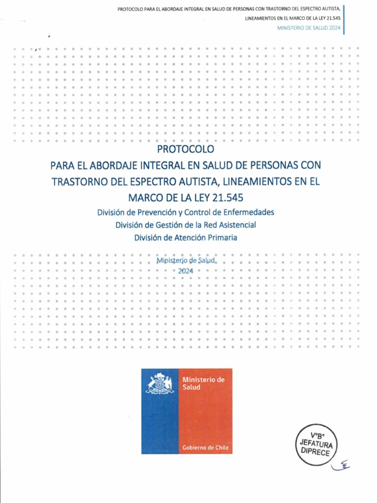 Protocolo para El Abordaje Integral en Salud de Personas Con Trastorno Del Espectro Autista y ...