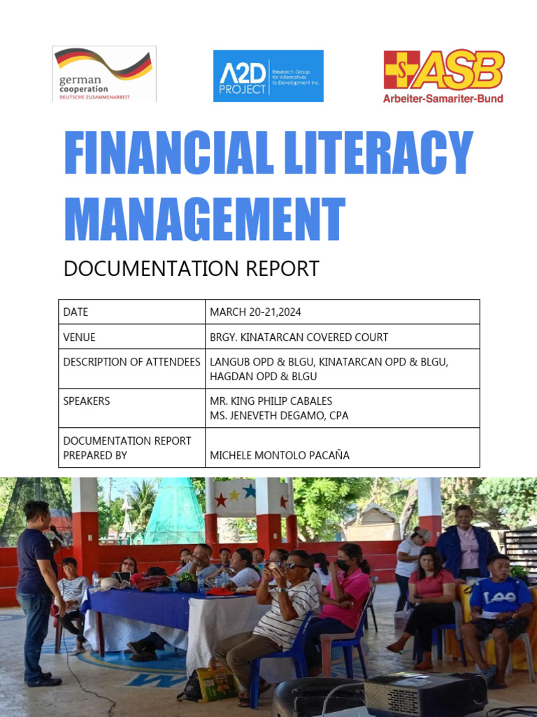 FLM Documentation Report | PDF | Financial Literacy | Expense