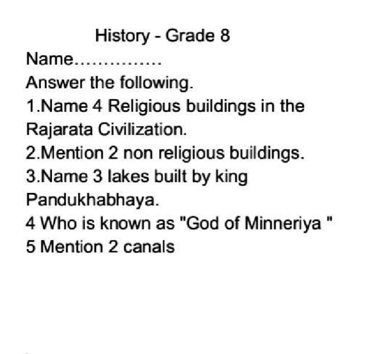 Grade 8 History | PDF