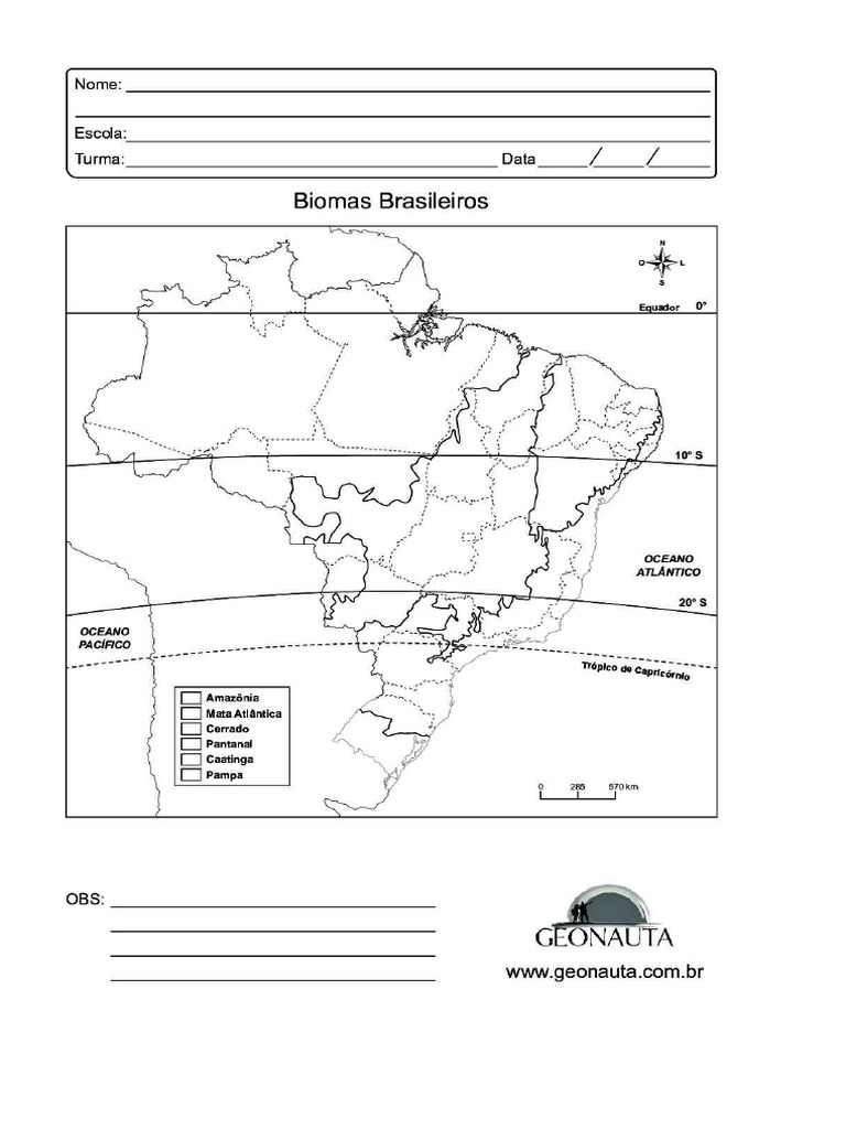 Mapa Mundi e Biomas | PDF