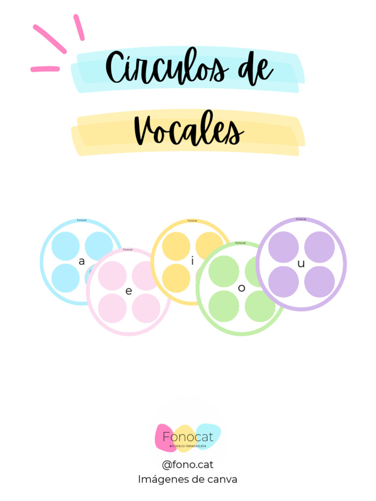 Círculos de Vocales | PDF