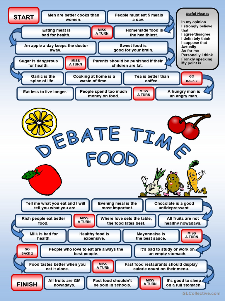 DEBATE - Food | PDF | Foods | Meal