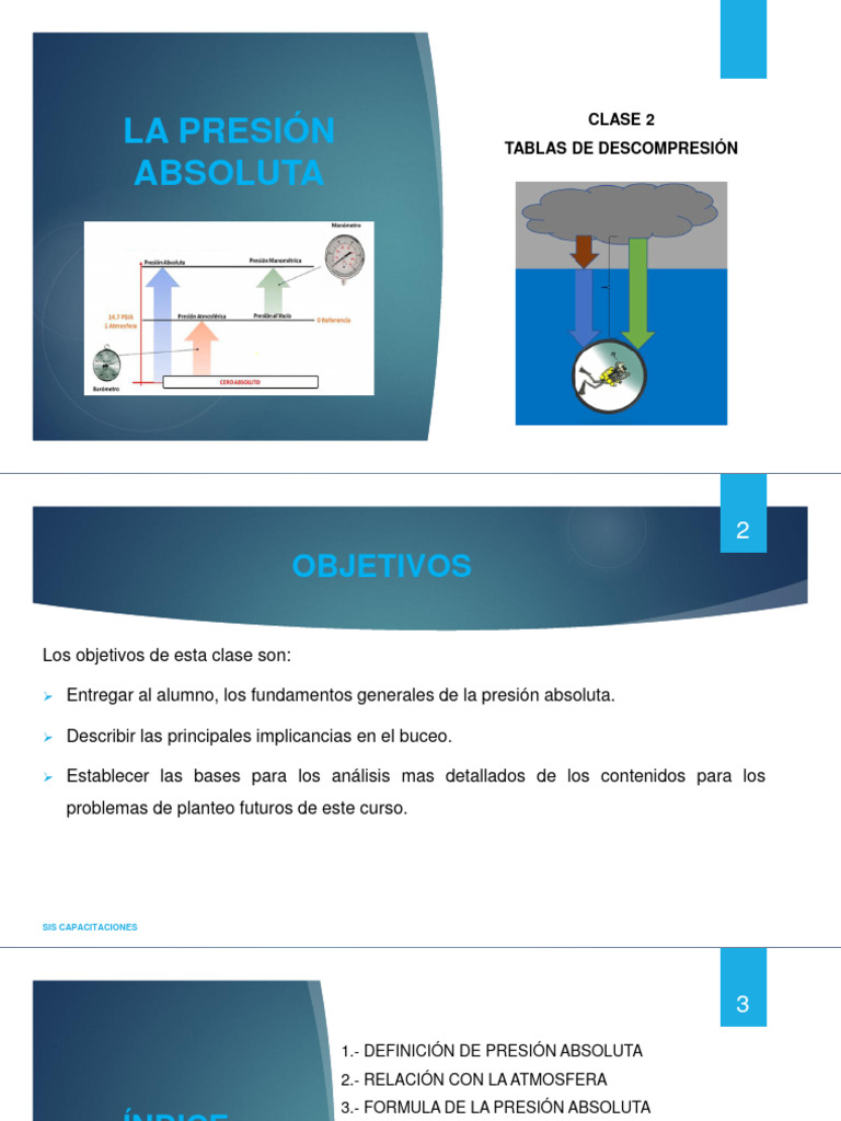 Clase 2, La Presión Absoluta | PDF | Presión | Gases