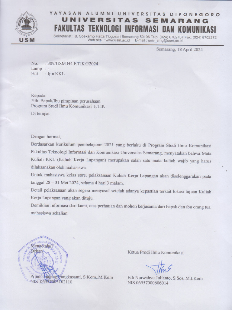Surat Ijin Perusahaan | PDF
