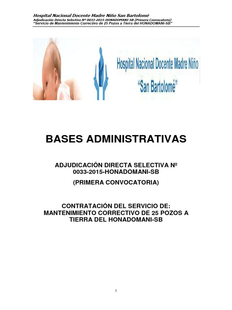 Ads 033 2015 - Servicio de Mantenimiento Correctivo de 25 Pozos A Tierra | PDF | Apelación ...