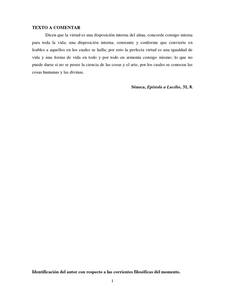 Séneca y el Neoestoicismo Romano | PDF | Estoicismo | Séneca El Joven