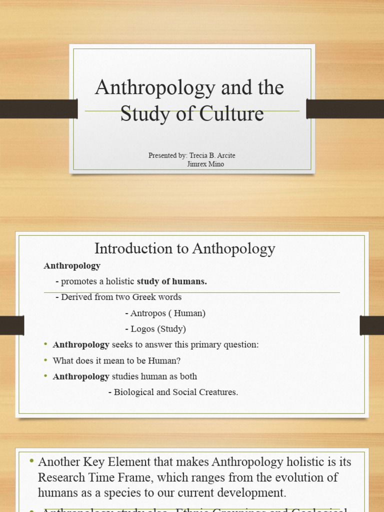 Anthropology and Culture Explained | PDF | Anthropology | Liberal Arts ...