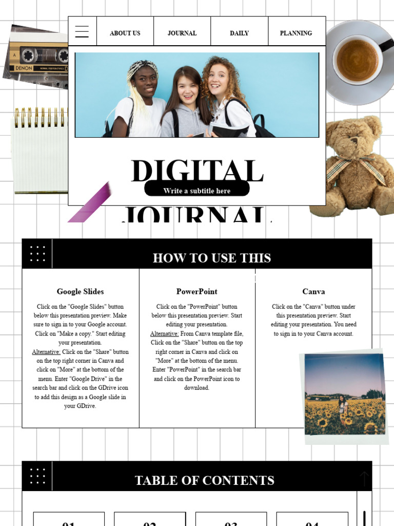 90s Modern Retro Digital Journal | PDF | Microsoft Power Point | Software