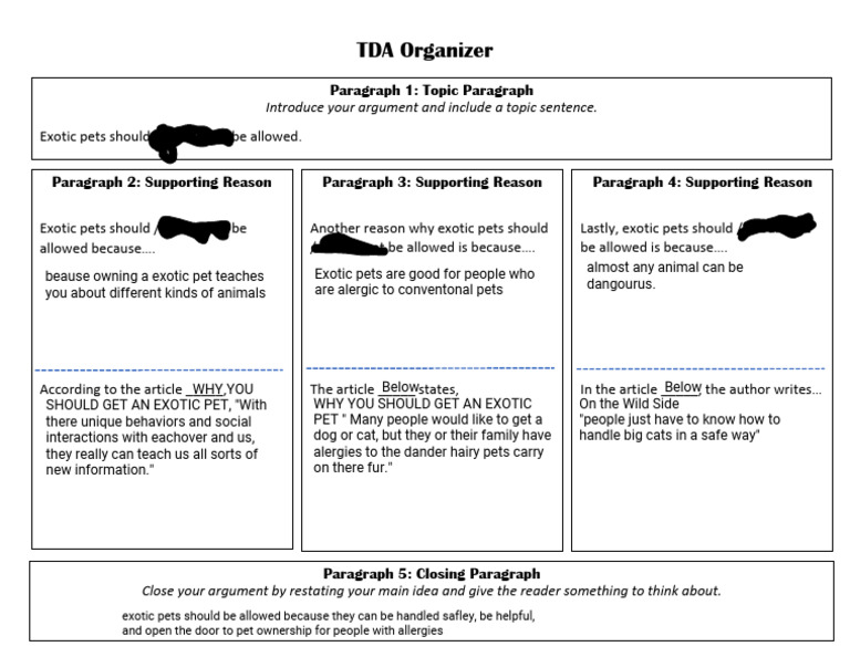 TDA Organizer (1) | PDF