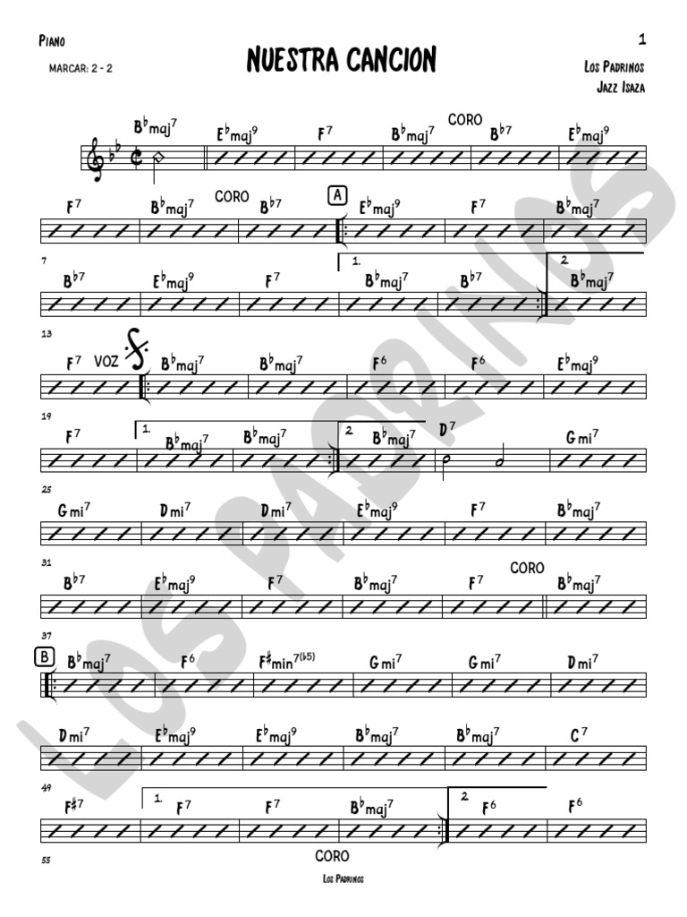 NUESTRA CANCION L.P - Piano | PDF
