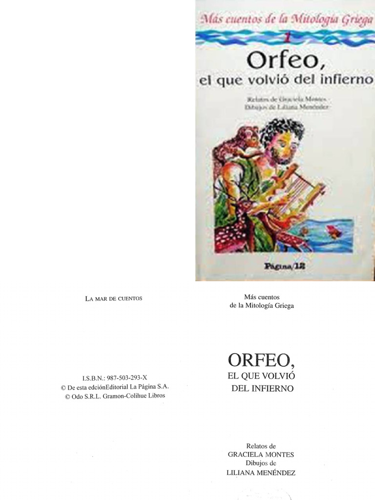 Orfeo El Que Volvio Del Inf | PDF