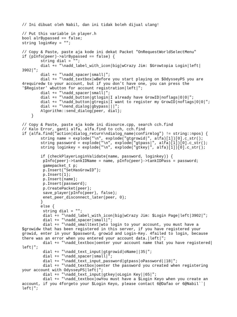 Code GT 4.61 Bypass | PDF | Password | Computer Programming