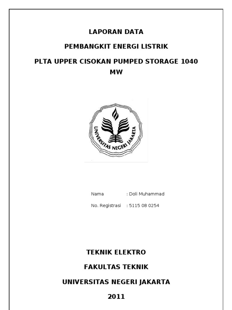 PLTA Upper Cisokan Pumped Storage 1040 Mw2 | PDF