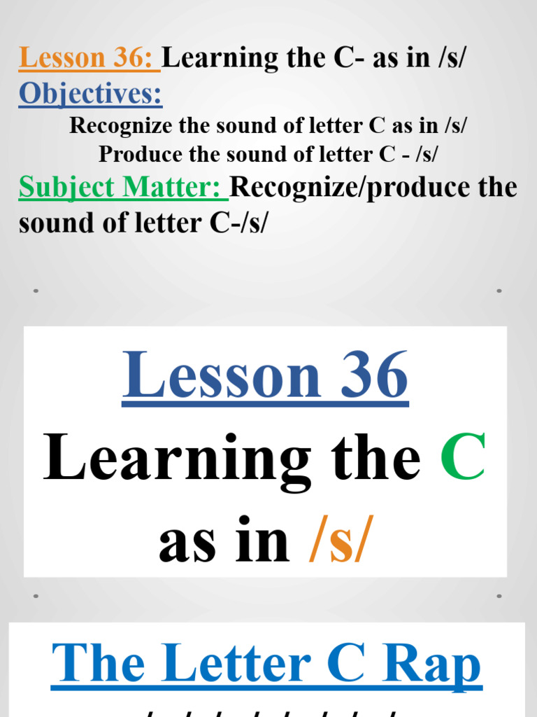 Grade 2 PPT - English - Q1 - Lesson 36 | PDF | Language Arts & Discipline | Home & Garden
