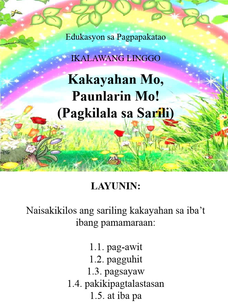 Grade 2 PPT - ESP - Q1 - W2 - Day 1-5 | PDF