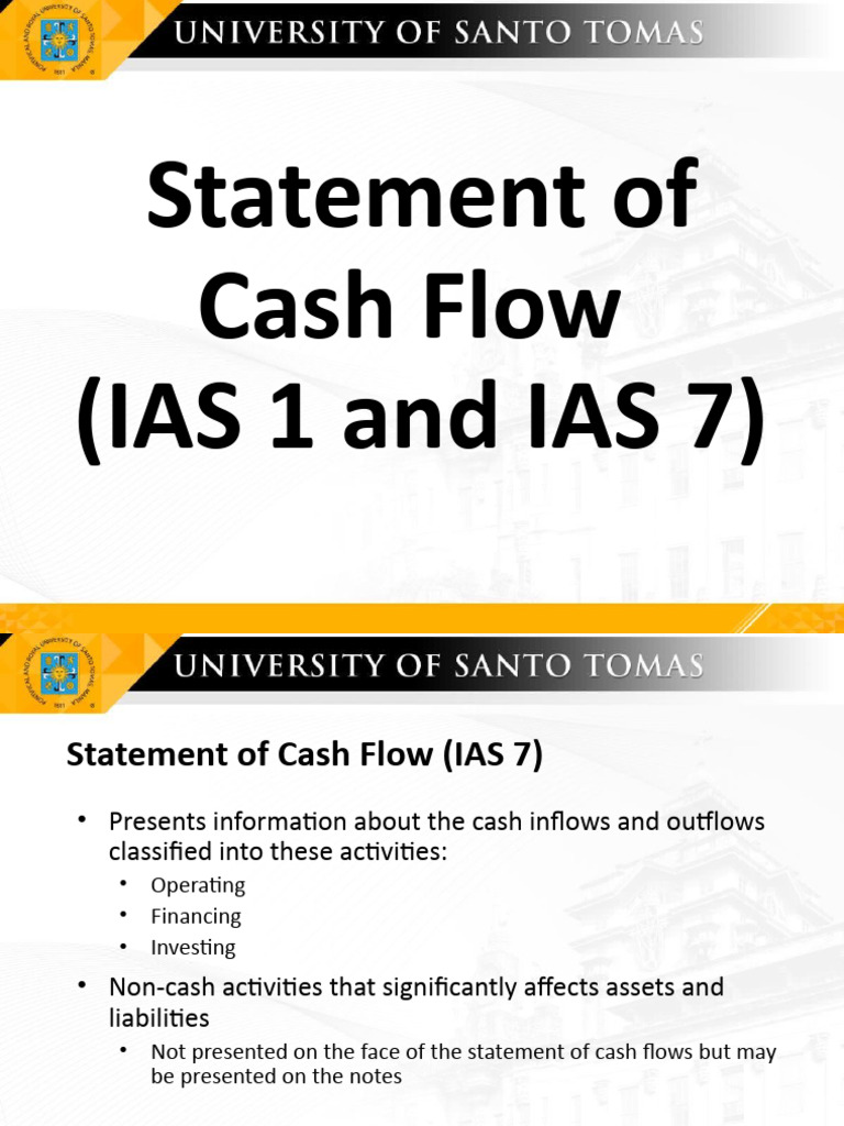 3 SCF (IAS 1 and IAS 7) | PDF | Dividend | Investing