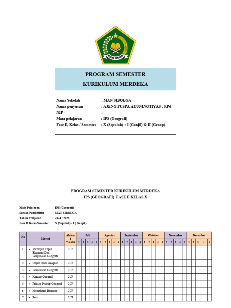 PROMES IPS (Geografi) | PDF