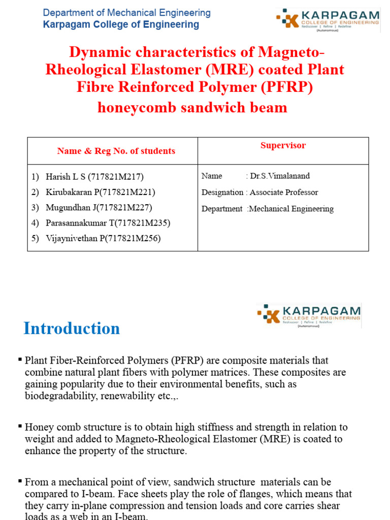 Zeroth Review Batch 03 | PDF | Composite Material | Fibre Reinforced Plastic