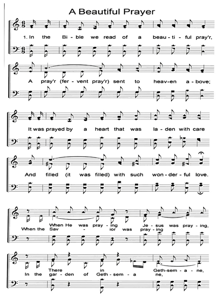 A Beautiful Prayer | PDF