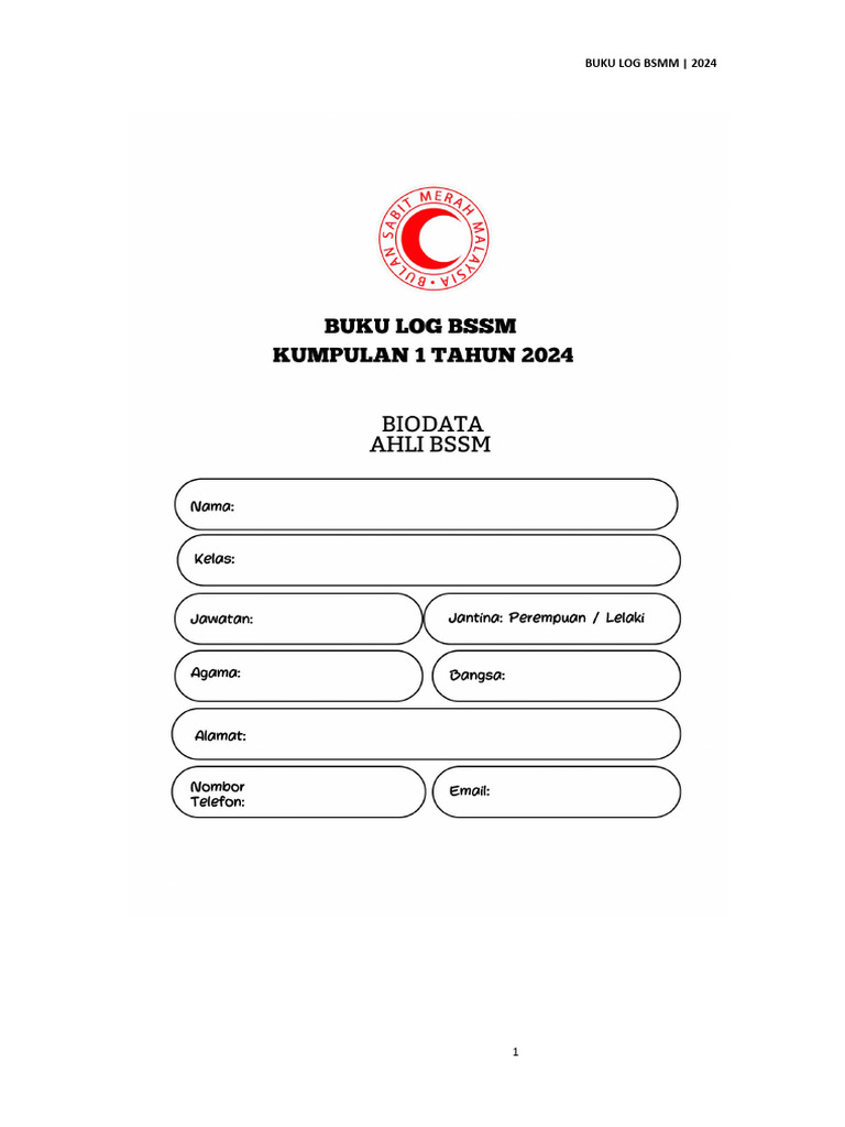 BUKU LOG BSMM KUMP 1 | PDF