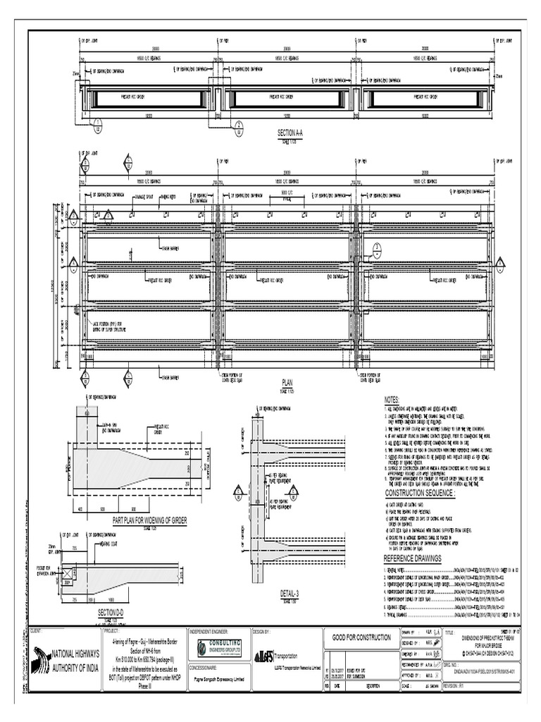 547+344 MJB GFC Drawing (R2) Girder | PDF | Streets And Roads | Road