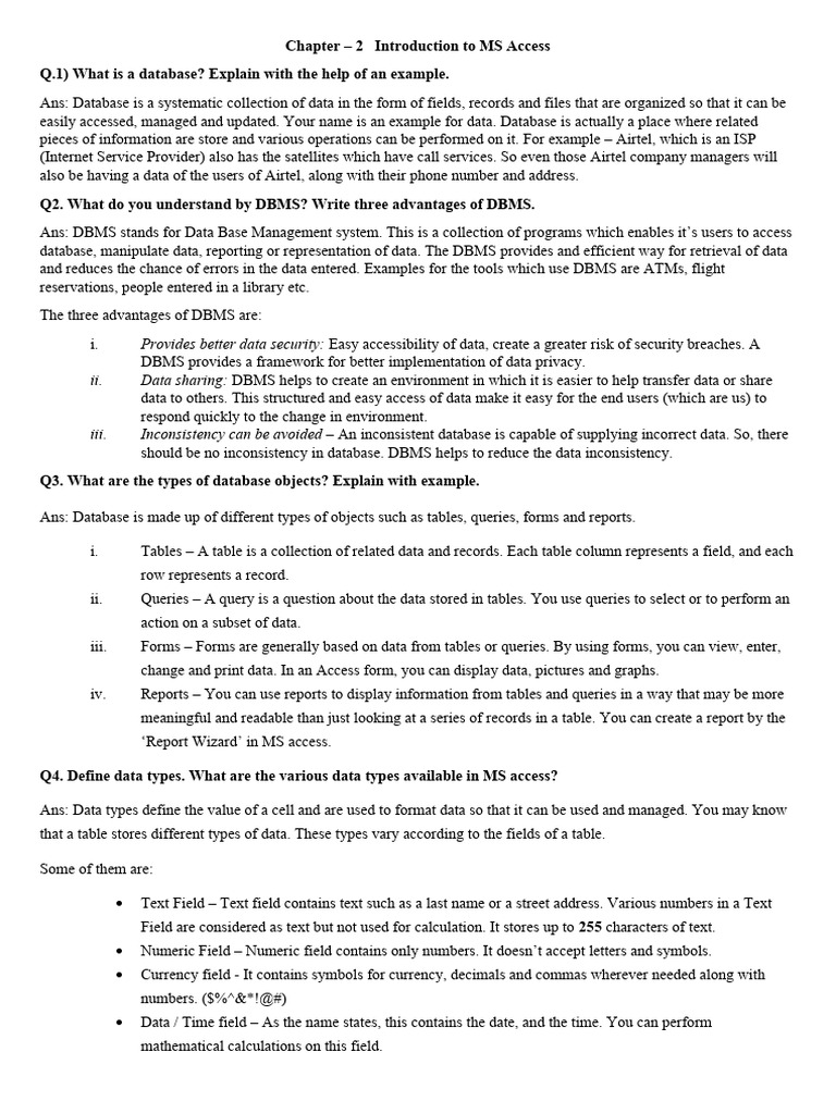 Access CW and In-Textbook Refernece | PDF | Databases | Table (Database)