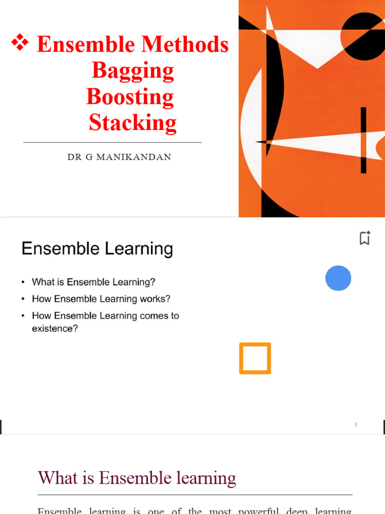 Ensemble Methods | PDF | Machine Learning | Algorithms