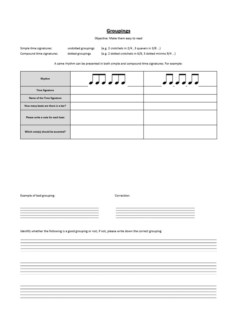Groupings | PDF | Language Arts & Discipline | Foreign Language Studies