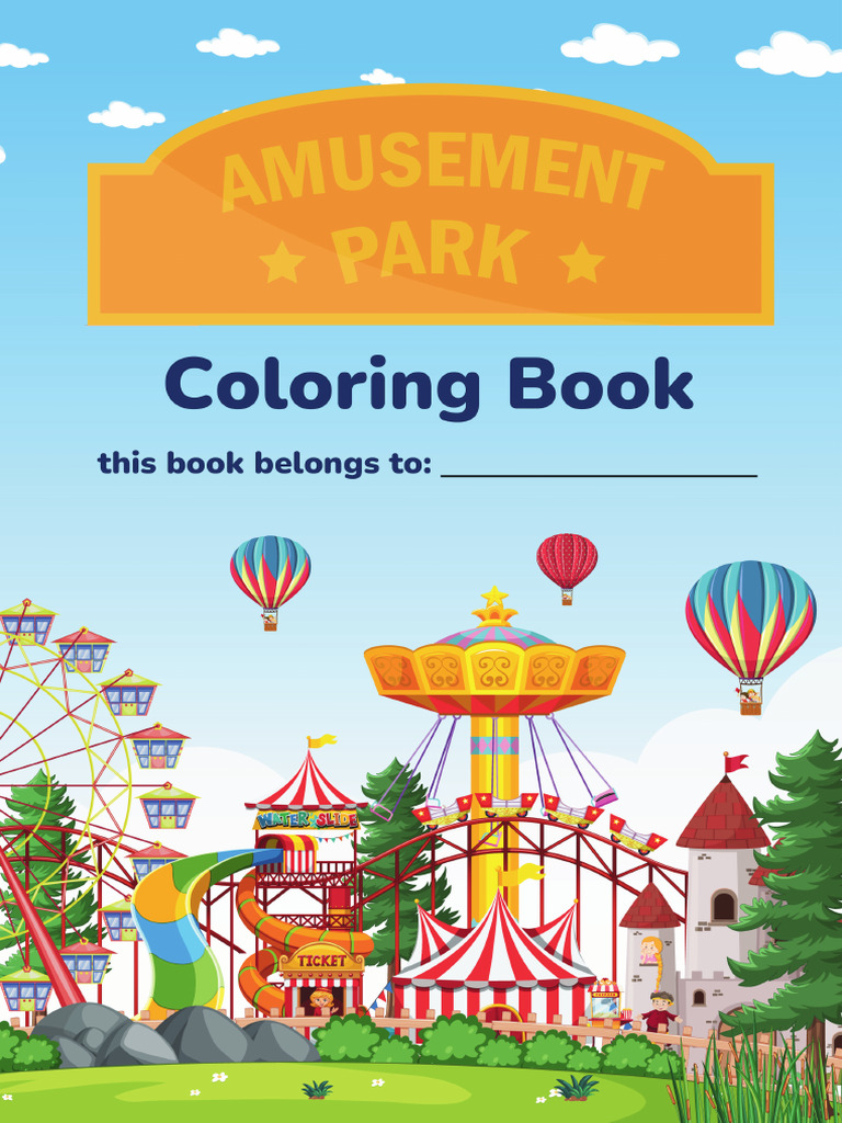 Amusement Park Coloring Book | PDF