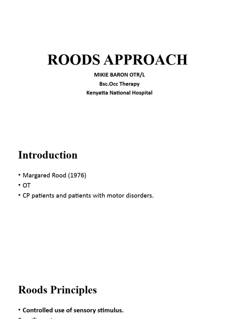 Roods Approach | PDF