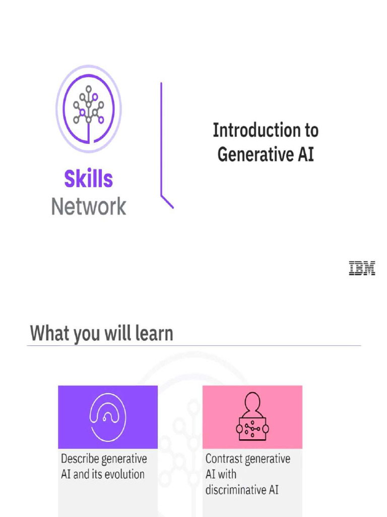 Introduction To Generative AI | PDF