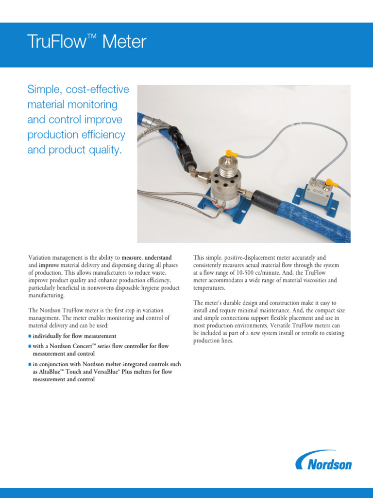 TruFlow Meter Data Sheet NWL-13-5812 | PDF | Electricity | Electrical ...