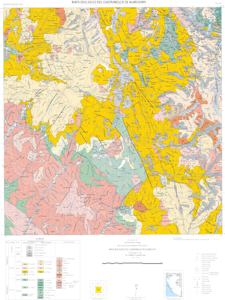 A 036 Mapa - Huarochiri 25k | PDF