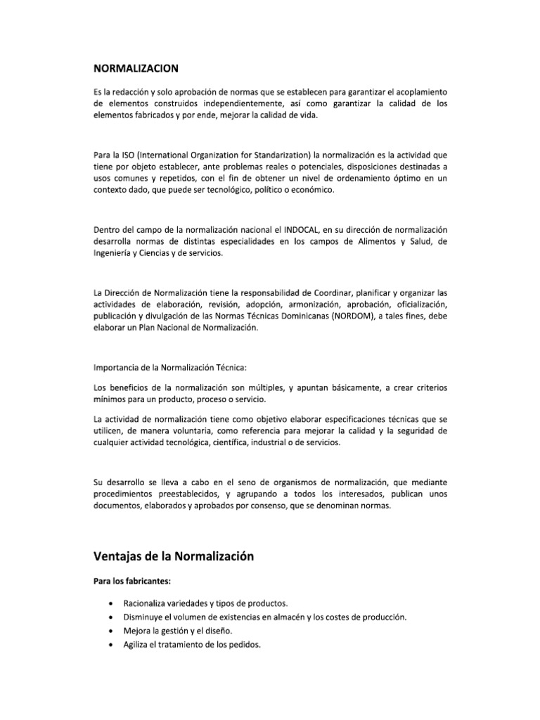 Normalización | PDF
