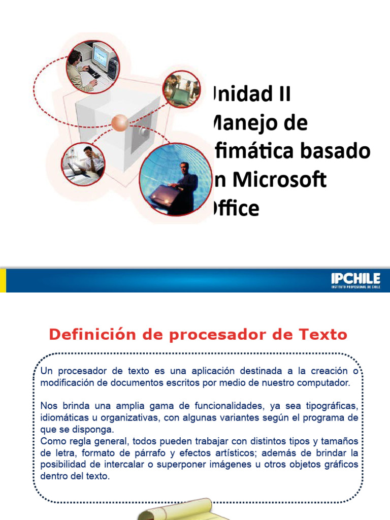 Unidad II Manejo de Ofimática Basado en Microsoft Office | PDF | Microsoft Office | Procesador ...