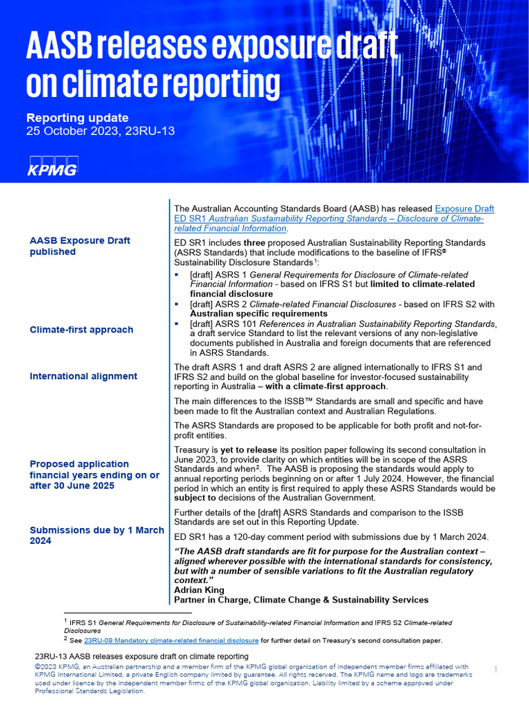 23ru 13 Aasb Climate Reporting Exposure Draft | PDF | International ...