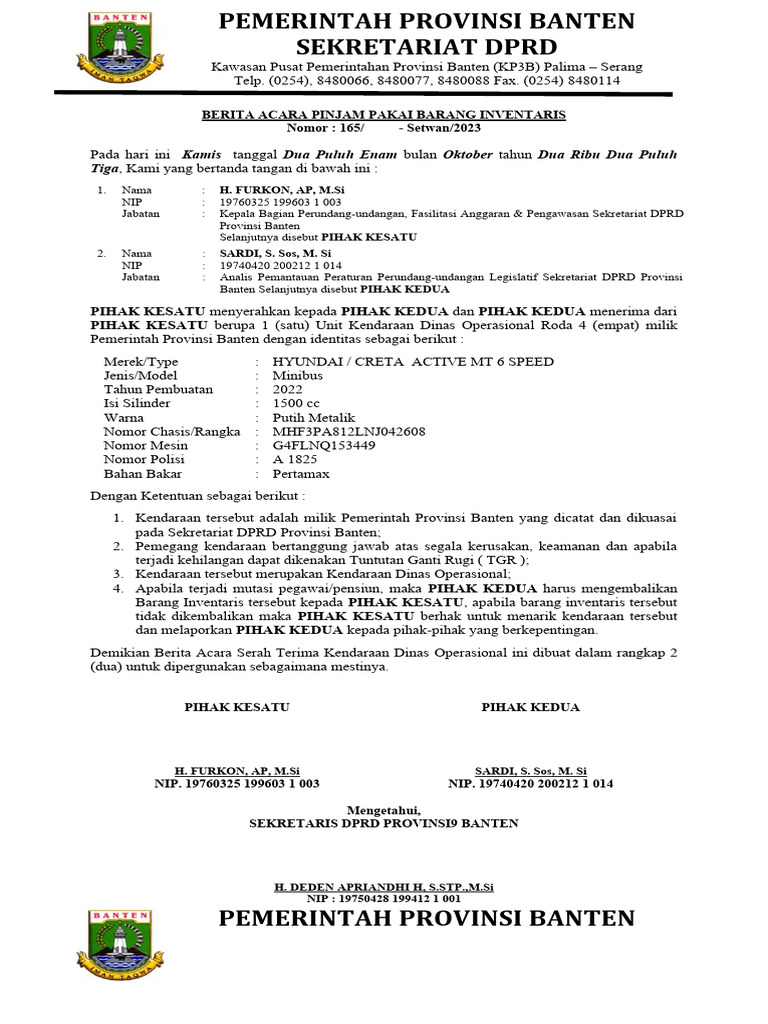 Bap 2023 | PDF | Politik