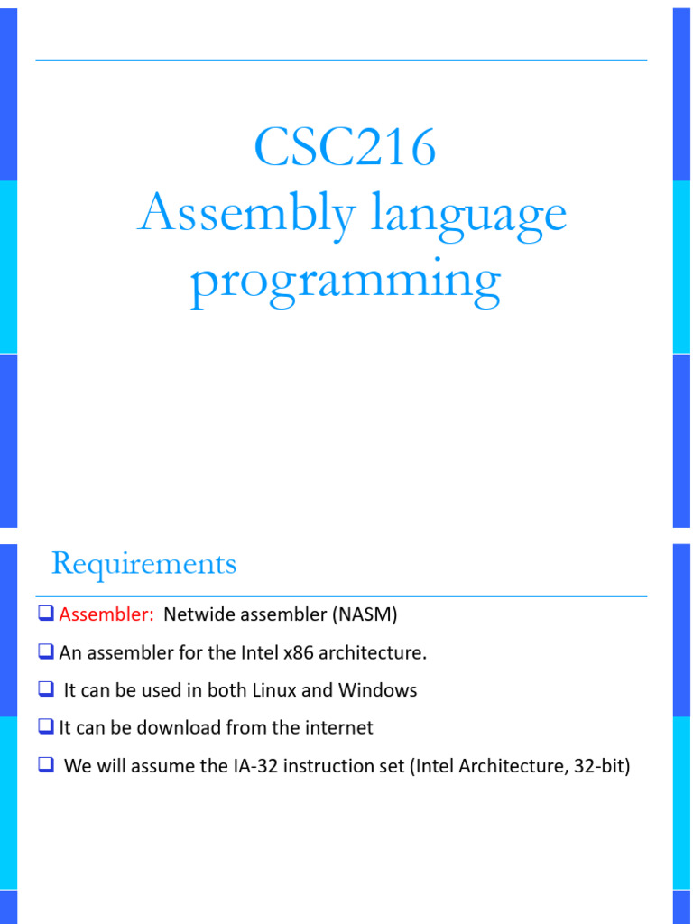 1 Introduction | PDF | Assembly Language | Computing