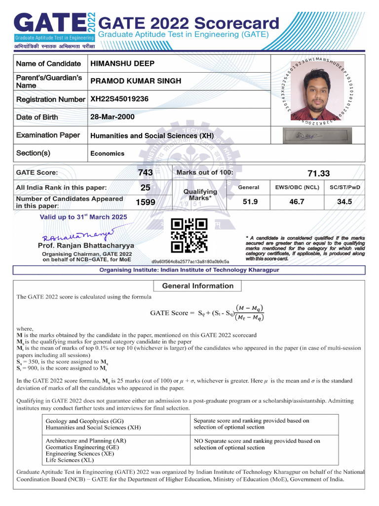 GATE-XH22S45019236 Scorecard | PDF