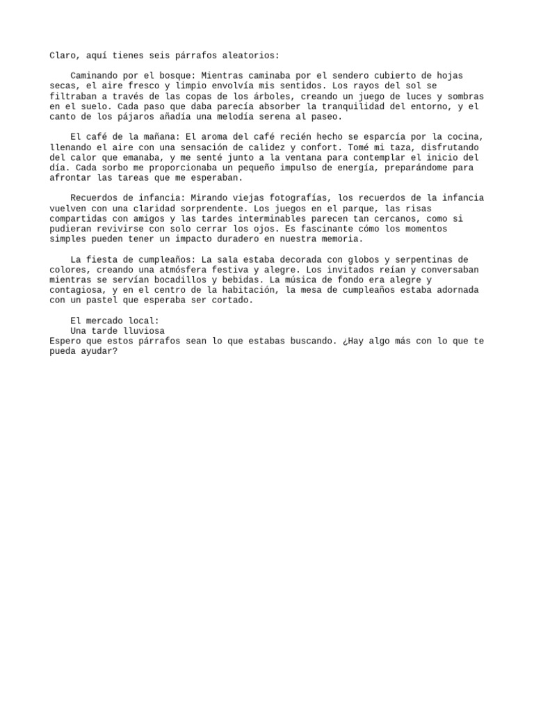 Parrafos | PDF