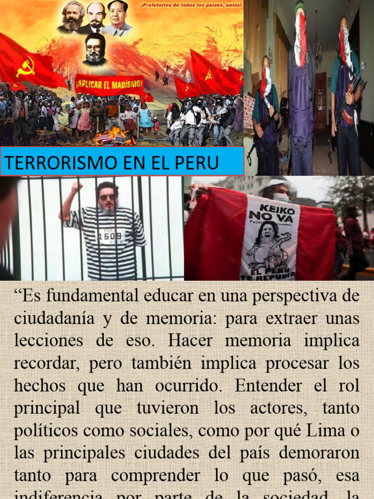 Impacto del Terrorismo en Perú | PDF | Perú