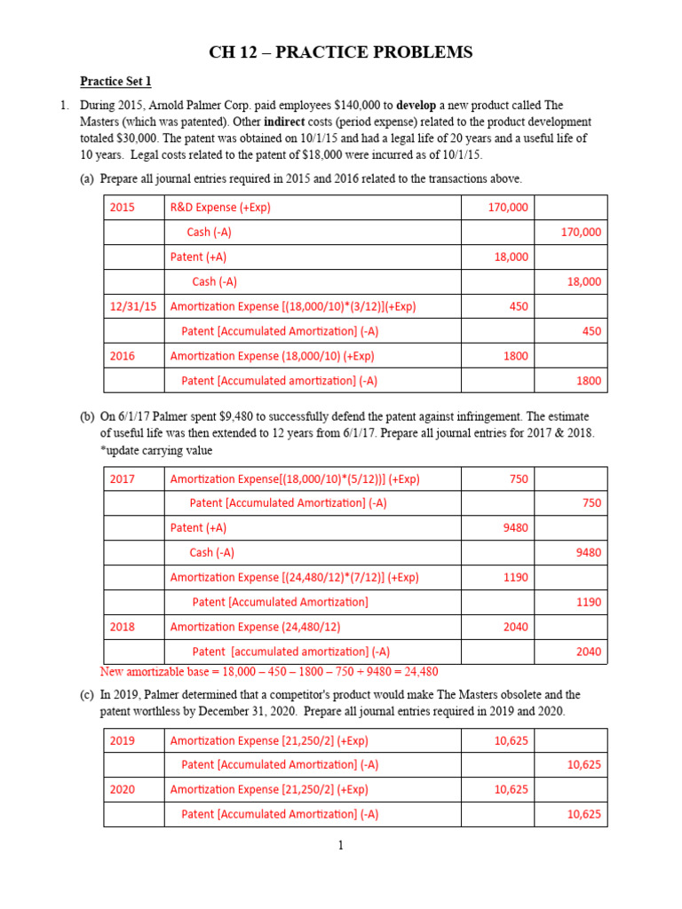 Chapter 12 Lecture Practice Problems | PDF | Book Value | Investing Chapter 12 Lecture Practice Problems | PDF | Book Value | Investing