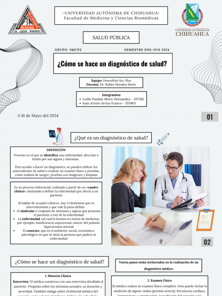 ¿Cómo Se Hace Un Diagnóstico de Salud? | PDF