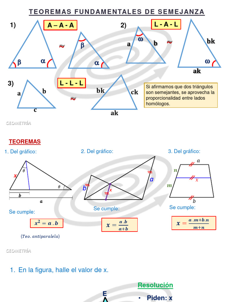 SEMEJANZA | PDF | Formas geométricas | Euclides