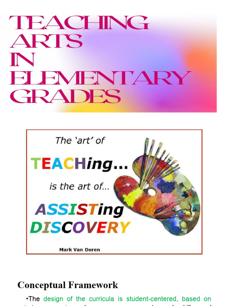 Teachingartsinelementary 210916021141 | PDF | Learning | Knowledge