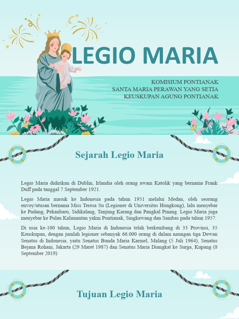 Sejarah dan Tujuan Legio Maria | PDF