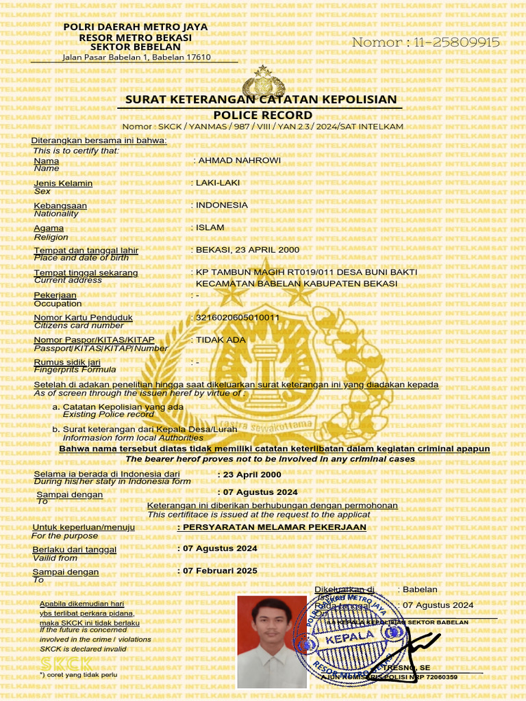 Skck-Putri Ega Novira | PDF